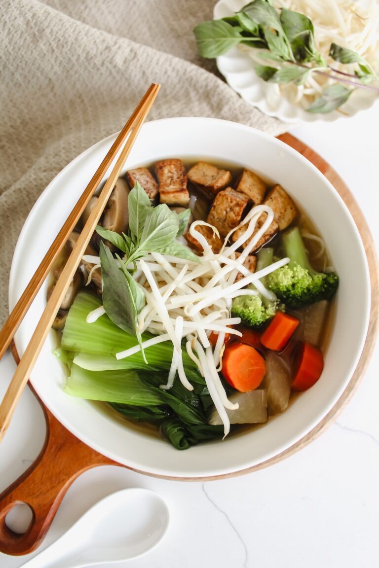 Homemade Vegan Pho (Pho Chay) - Nuts About Greens