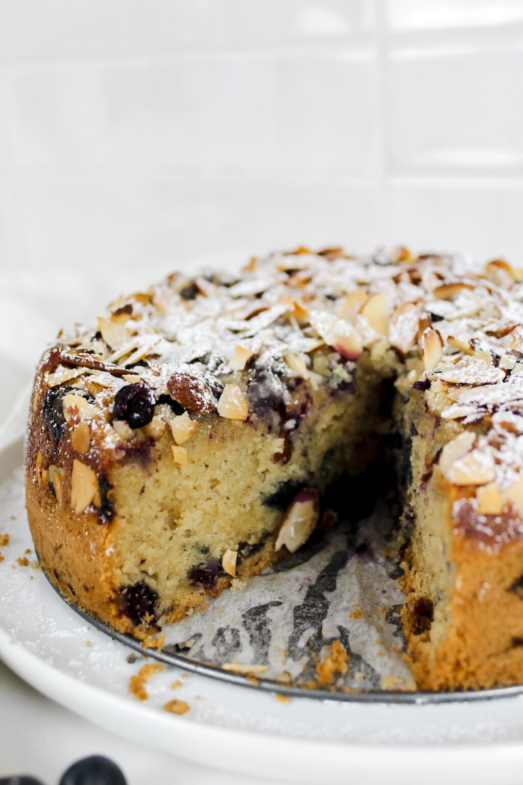 Vegan Blueberry Almond Croissant Cake - Nuts About Greens