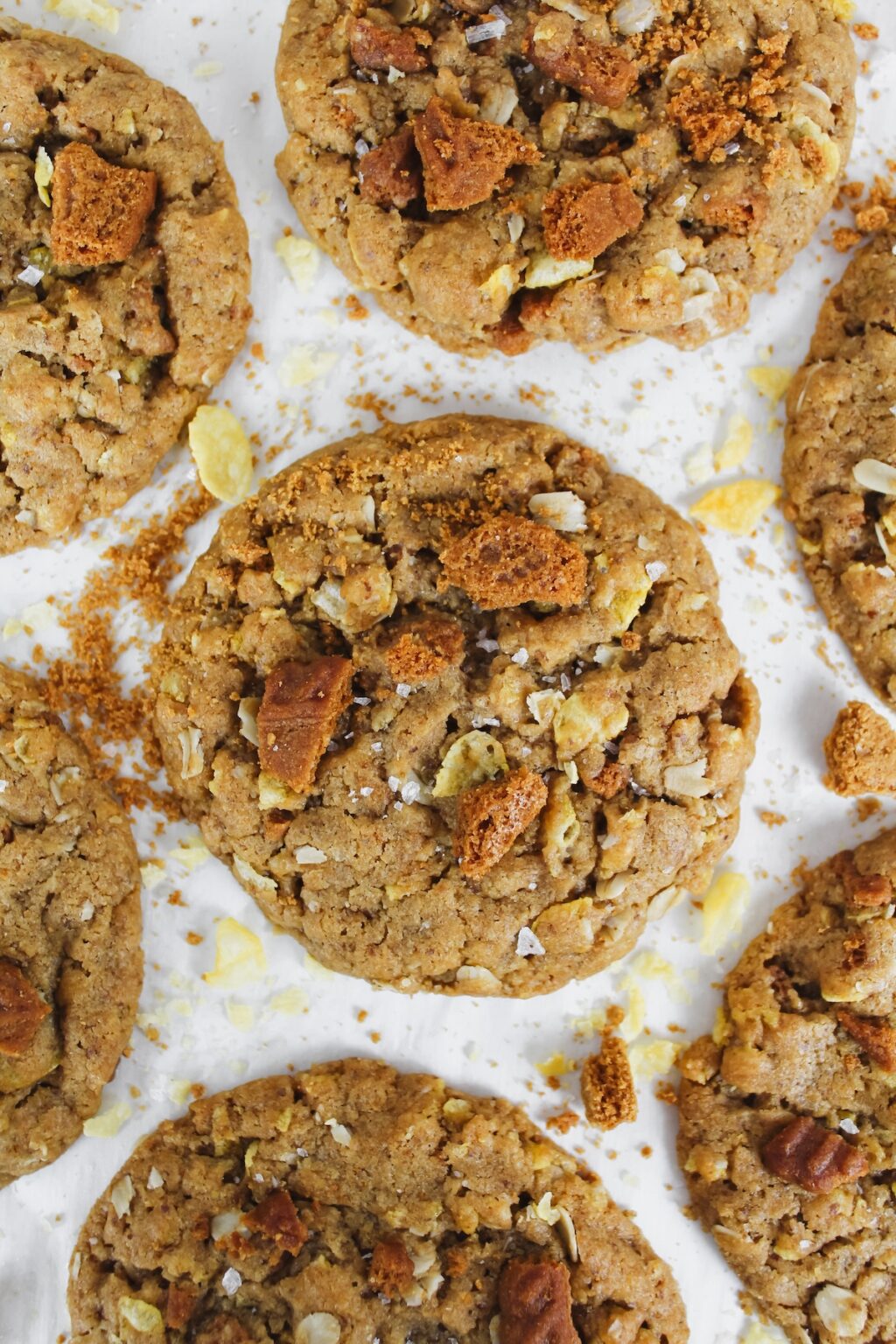 Biscoff Cornflake Cookies (vegan) - Nuts About Greens